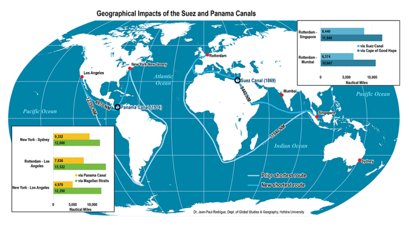 Simultaneous Obstructions to the Suez and Panama Canals Threaten the ...